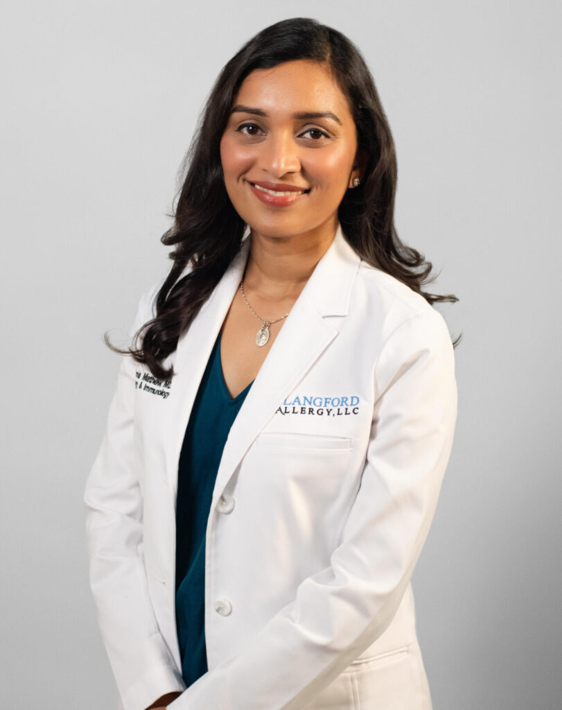 Sonia Mathew, M.D. | Langford Allergy